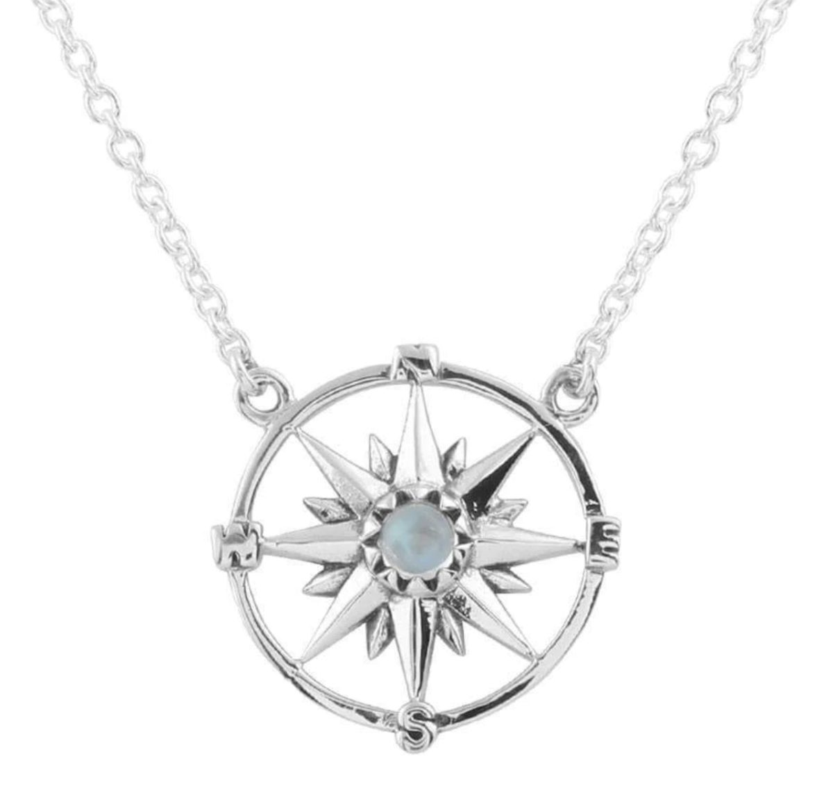 Guiding Light Compass Necklace - Tirzart